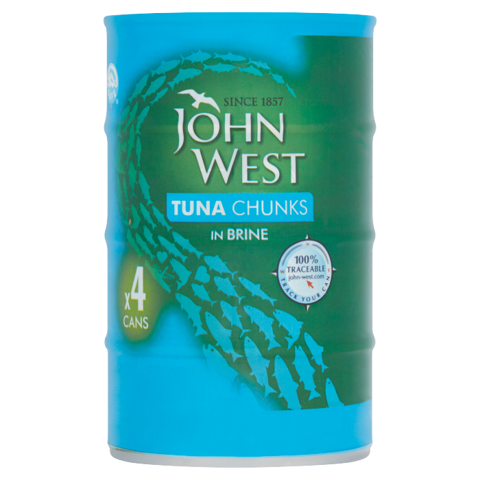 Tuna Chunks in Brine 4X132g – John West Ireland