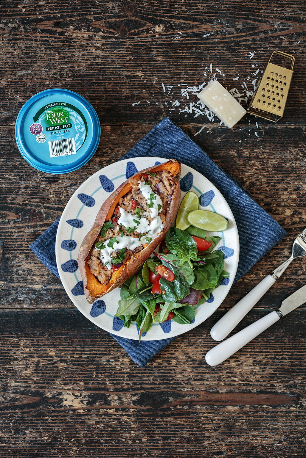 Tuna and sweet potato jackets – John West Ireland