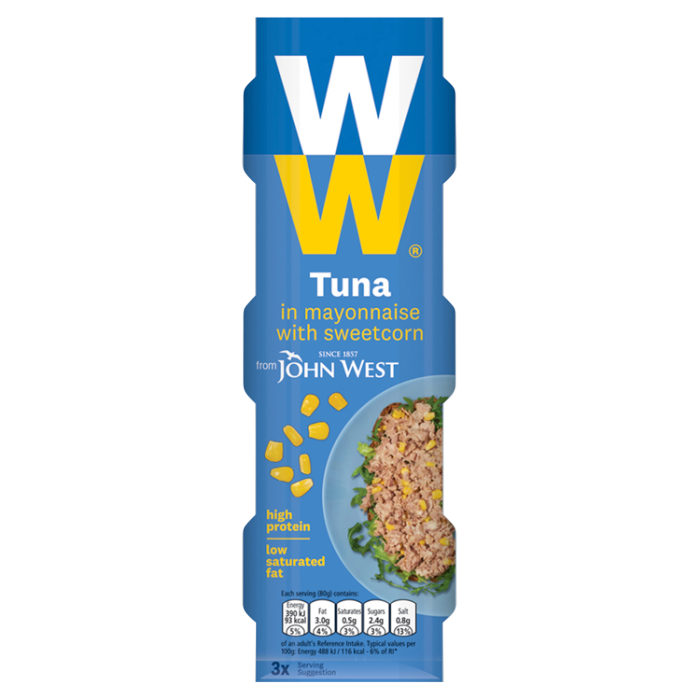 Weight Watchers - Tuna In Mayonnaise With Sweetcorn – John West Ireland